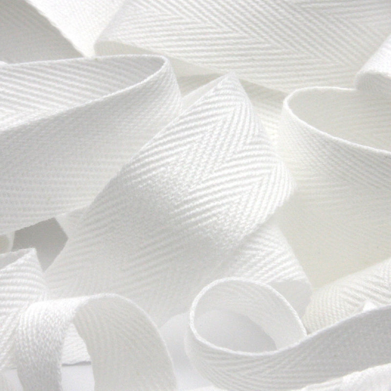 Cotton Herringbone Ribbon 10mm (13/32") 9.14 Meters Roll - FUJIYAMA RIBBON